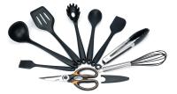 China 9 Piece Utensils Set,Silicone Kitchen Utensil Sets Heavy-Duty, Non-Stick for sale