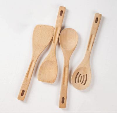 China FDA Approved Wooden Cooking Utensils Set Odorless Non Deformed for sale