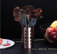 China Rosegold Stainless Steel Kitchen Tool Set Phthalatefree Cadmiumfree for sale