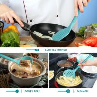 China 18 Pieces  Silicone Kitchen Utensils Sets With Holder, Cooking Utensils Set for sale