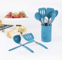 China Heat Resistant Non-Stick Silicone Cooking Utensil Sets Kitchen Tools for sale