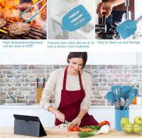 China Heat Resistant Non-Stick Silicone Cooking Utensil Sets Kitchen Tools for sale