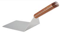 China Extra-Large Sturdy Stainless Steel kitchen utensil sets Spatula with Wooden Handle for sale