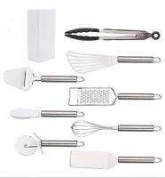 China Multipurpose Stainless Kitchen Utensil Set Nonmelting Rustless 8 Piece for sale