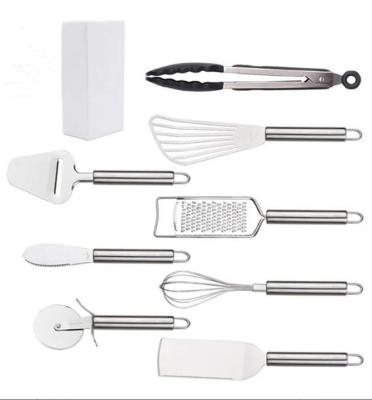 China Multipurpose Stainless Kitchen Utensil Set Nonmelting Rustless 8 Piece for sale
