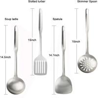 China Odorproof Stainless Steel Kitchen Utensil Sets , Heat Resistant Utensil Set for sale
