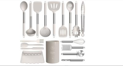 China SUS304 Heat Resistant Silicone Cooking Utensils Odorless Nonmelting for sale