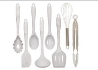 China Multipurpose 8 Piece Kitchen Utensil Set , Antiodor Silicone Utensils Kitchen Set for sale