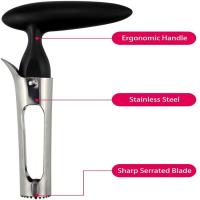 China Stainless Steel Apple Corer Fruit Seeder Remover 6.9 Inch Kitchen Gadget Tool LFGB Certified for sale
