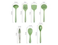 China Nonmelting Silicone Utensil Set Kitchen Set , All Silicone Cooking Utensils for sale
