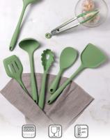 China Nonmelting Silicone Utensil Set Kitchen Set , All Silicone Cooking Utensils for sale