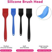 China FDA Long Handle Silicone Basting Brush , OEM Silicone Bbq Basting Brush for sale