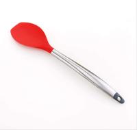 China Ergonomic Silicone Kitchen Utensil Sets OEM Available With SS Blade for sale
