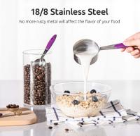 China 18/8 Stainless Steel Measuring Spoon Set 10 Piece Kitchen Utensils FDA Approved Non BPA for sale