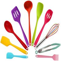 China Residueless Kitchen Silicone Utensil Set , Heat Resistant Cooking Utensils for sale