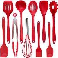 China Residueless Kitchen Silicone Utensil Set , Heat Resistant Cooking Utensils for sale