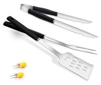 China Multifunction Stainless Steel Bbq Utensil Set , Rustless Heavy Duty Grill Tools for sale