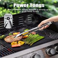 China Stainless Steel BBQ Utensil Set FDA Available For Multiapplication for sale