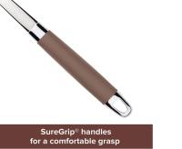 China BPA Free Nylon Kitchen Utensil Set 6 Piece Heat Resistant 450F Bronze Brown for sale