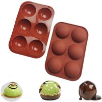 China LFGB Approved Silicone Baking Moulds , OEM Silicone Sphere Mold Baking for sale