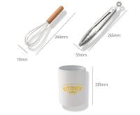 China Wood Silicone Kitchen Utensil Sets 11PCS Nonmelting Odorless Scaldingproof for sale