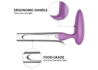 China 304 Stainless Steel Apple Corer Kitchen Gadget Food Grade Ergonomic Handle 20cm for sale