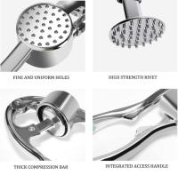China FDA Approved Stainless Steel Garlic Press Peeler Set Multifunctional for sale