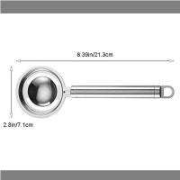 China Multiusage Stainless Steel Egg Yolk Separator CU Approved 21.3cm Long for sale