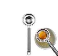 China Multiusage Stainless Steel Egg Yolk Separator CU Approved 21.3cm Long for sale