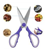 China Set of 2 Multipurpose Stainless Steel Kitchen Shears 8 Inch with Micro Serrated Blades for sale