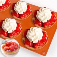 China ODM Silicone Mini Muffin Mould Tray BPA Free Nonstick 18 Cavity 3 Inch Food Grade Baking Pan for sale