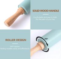 China Eco Friendly Sil Pin Bakers Rolling Pin BPA Free Dustproof for sale
