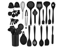 China 28pcs Silicone Kitchen Utensil Sets Nonstick Nonscratch Minimalist Style for sale