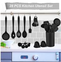 China 28pcs Silicone Kitchen Utensil Sets Nonstick Nonscratch Minimalist Style for sale