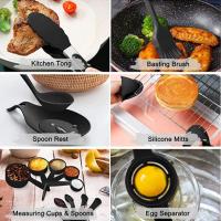 China 28pcs Silicone Kitchen Utensil Sets Nonstick Nonscratch Minimalist Style for sale