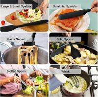 China 28pcs Silicone Kitchen Utensil Sets Nonstick Nonscratch Minimalist Style for sale