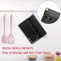 China ODM Silicone Spoon Rest 4 Slot Design Multifunction Spillresistant for sale