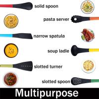 China Multifunction Nylon Cooking Utensils , ODM Heavy Duty Plastic Cutlery Sets for sale