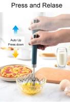 China Semi Automatic Wire Whisk Kitchen Tool ODM Available 10.31in Long for sale