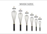 China Blending Kitchen Utensils Whisk Nonporous Waterproof Exoglass Material for sale