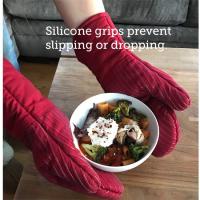 China Heat Resistant Silicone Oven Mitts And Pot Holders CU Approved for sale