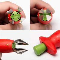 China Ergonomic Strawberry Stem Remover Tool , Commercial Strawberry Slicer for sale