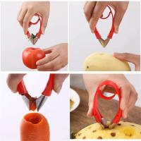 China Ergonomic Strawberry Stem Remover Tool , Commercial Strawberry Slicer for sale