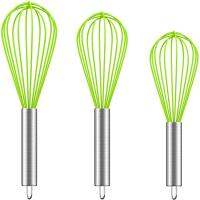 China Antiscratch Whisk Kitchen Utensil , Stainless Steel Beater Ergonomic Design for sale