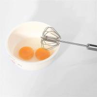 China Home Kitchen Utensils Whisk SS Hand Push Egg Beater Mixer for sale