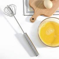 China Home Kitchen Utensils Whisk SS Hand Push Egg Beater Mixer for sale