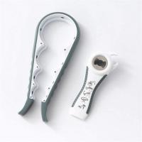China 5 in 1 Multi Function Can Bottle Opener Kit with Silicone Handle 4 Size Jar Grip for sale