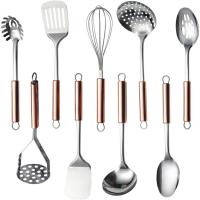 China 304 Stainless Steel Cooking Utensil Set 12 Piece Kitchen Gadgets Cookware Set for sale