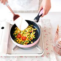 China 7 Piece 304 Stainless Steel Cooking Utensils Set Rose Gold Heat Resistant Kitchen Tools for sale