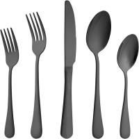 China 5 Pieces Stainless Steel Safe Flatware Cutlery Set Utensil Kitchen Cookware Sets for sale